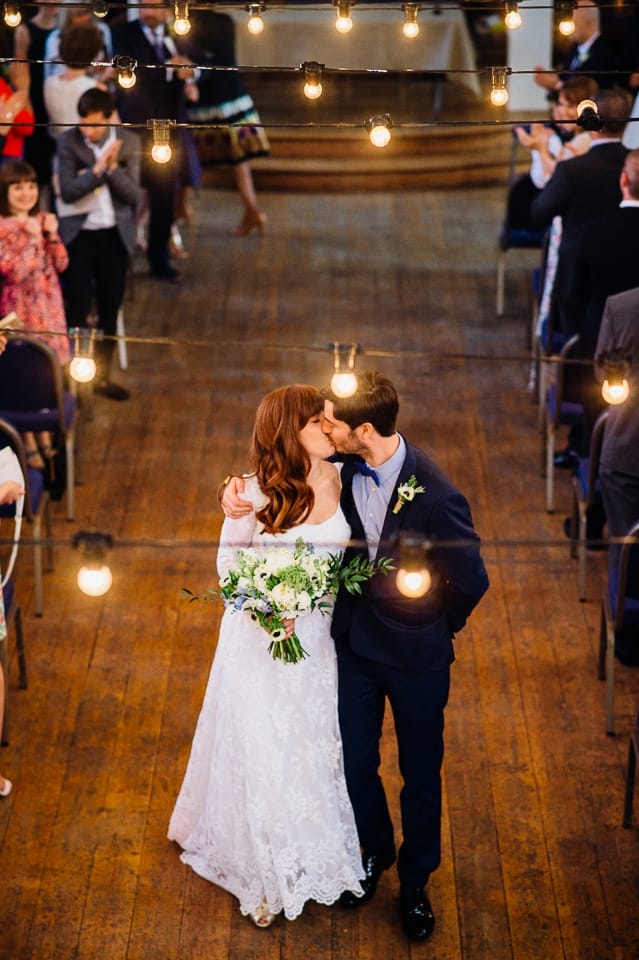Adam and Katy’s vintage rockin’ wedding at the Round Chapel in East ...