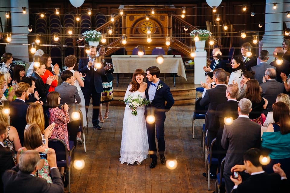 Adam and Katy’s vintage rockin’ wedding at the Round Chapel in East ...